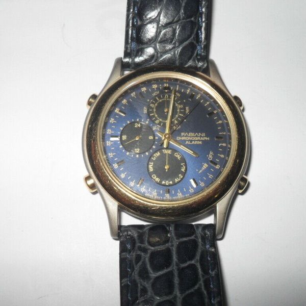 Herrenuhr Fabiani Multi Chronograph Alarm, Kaliber Citizen 6850 Quartz ...