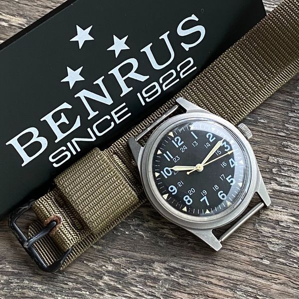 (Year 1966/Serviced) Vintage Benrus US Military DTU 2A/P MIL-W-3818B ...