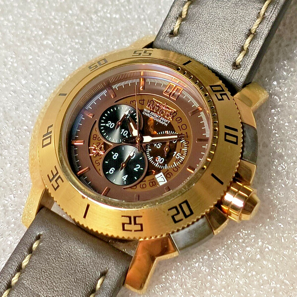 Invicta Sea Spider 660Ft Chronograph 5538 New Battery Working Fly Back ...