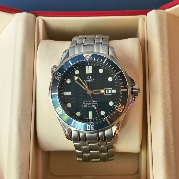 Omega Seamaster Factory Serviced James Bond Goldeneye Diver 300m, 41mm ...