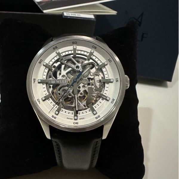 Wulf Exo Skeleton Black Automatic Watch | WatchCharts Marketplace