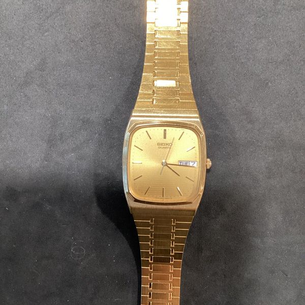 Vintage SEIKO 6533-5010 GOLD Tone Watch DAY DATE | WatchCharts ...