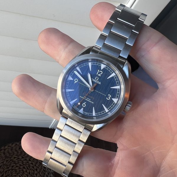 [$3,400 USD] WTS: Omega Railmaster Blue Denim dial full kit under ...