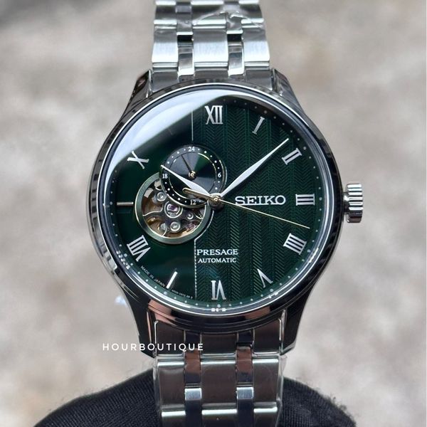 Brand New Seiko Presage Deep Green Zen Garden Automatic Dress Watch SARY237 | WatchCharts ...