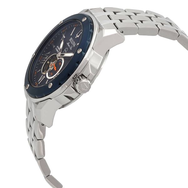 Bulova Marine Star Automatic Blue Dial Men's Watch 98A302 | WatchCharts ...