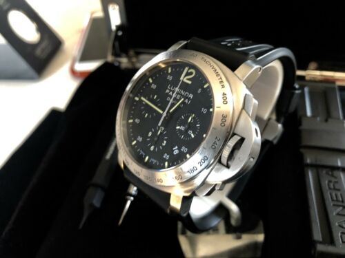 Panerai Luminor PAM 250 Daylight Chronograph 44mm- Series “J”- -Boxes ...