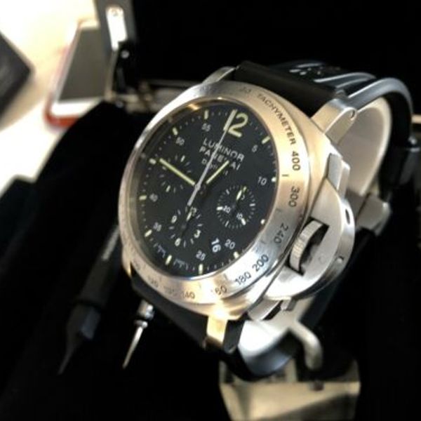 Panerai Luminor PAM 250 Daylight Chronograph 44mm- Series “J”- -Boxes ...