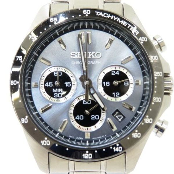 SEIKO Spirit Chronograph SBTR013 8T63-00D0 Quartz Watch * Used ...