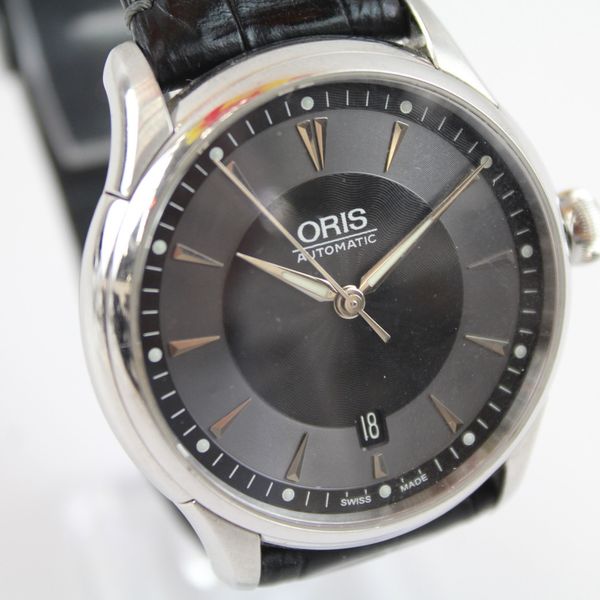 Mens Oris Artelier Date Steel Dress Watch Ref 7591 Automatic Working ...