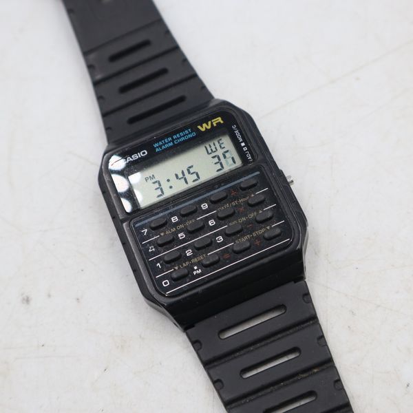 Casio Water Resistant Digital Watch with Calculator | WatchCharts ...