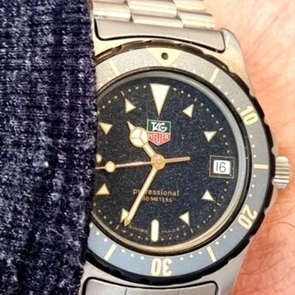 Tag Heuer 2000 Rare Moondust Full Size In Near Mint Condition ...