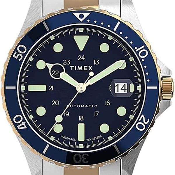 Authentic Timex Navi XL Automatic 41MM Stainless Steel Watch TW2U83500 ...
