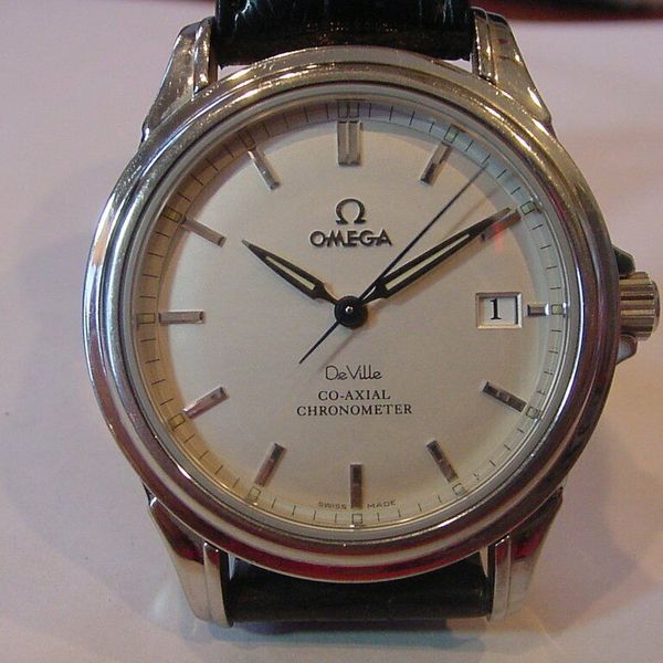 OMEGA DeVILLE COAXIAL Caliber 2500 CHRONOMETER AUTOMATIC 168.1700 NEAR ...