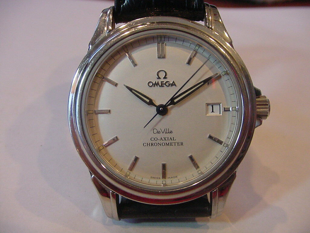 OMEGA DeVILLE COAXIAL Caliber 2500 CHRONOMETER AUTOMATIC 168.1700 NEAR ...