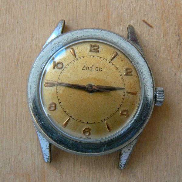 vintage zodiac cal 10-8 33mm watch works | WatchCharts Marketplace