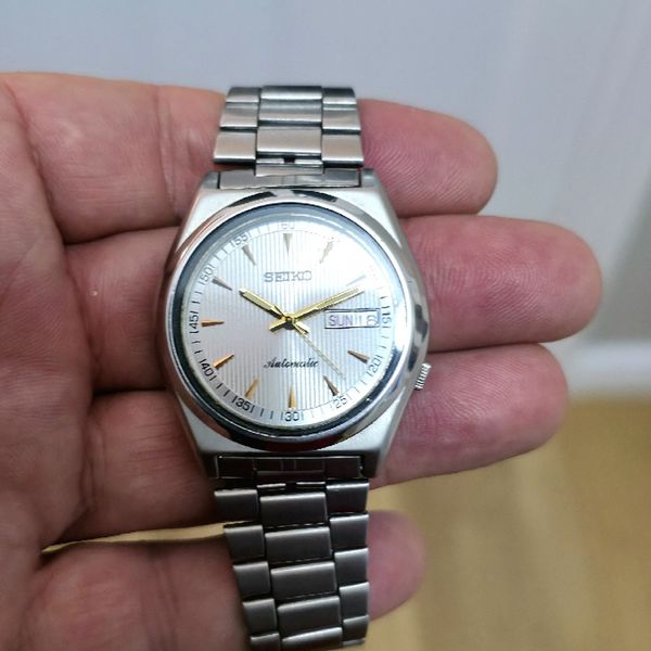 Vintage Orginal Seiko Sports 5 Stunning White/gold Dial 100% 1980s 7009 ...