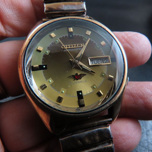 Japan Citizen Eagle 7 Daydate Automatic Men Watch | WatchCharts Marketplace