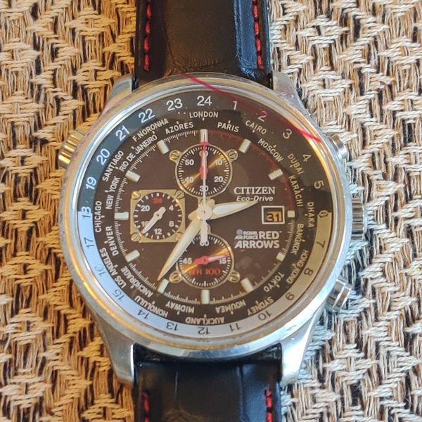 Citizen Eco Drive Red Arrow Chronograph Men's Watch | WatchCharts ...