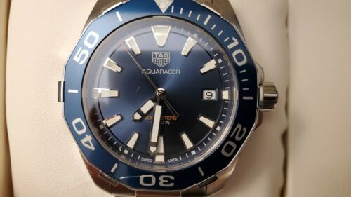 Tag heuer aquaracer blue dial WAY111C | WatchCharts