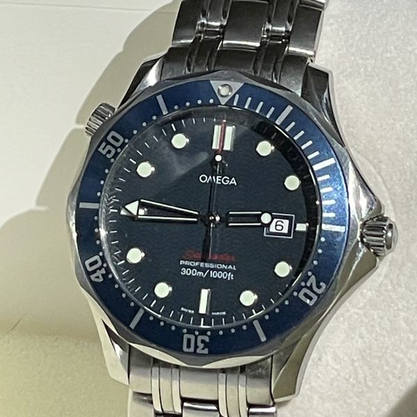 [$2,000 USD] Omega Seamaster Quartz Blue Dial 2221800 | WatchCharts