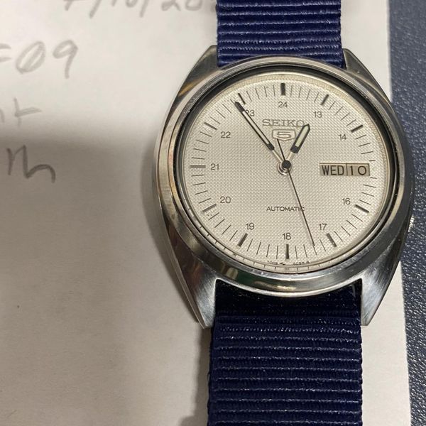 [WTS] Seiko 5 Waffle Dial, 7009 series movement. | WatchCharts Marketplace
