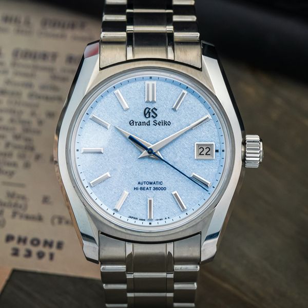 FSOT: Grand Seiko Heritage Soko Frost SBGH295 Blue Dial 40mm Steel ...