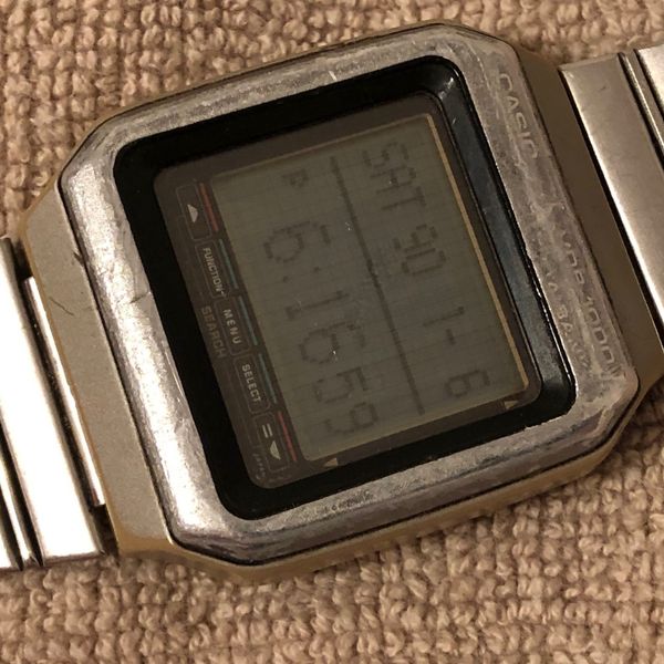 Men's Vintage Casio Touch Screen Watch - VDB 1000 | WatchCharts Marketplace