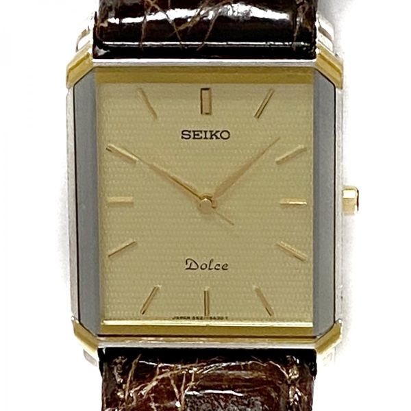 [New] [Used] SEIKO (Seiko) DOLCE (Dolce) Watch Gold | WatchCharts ...