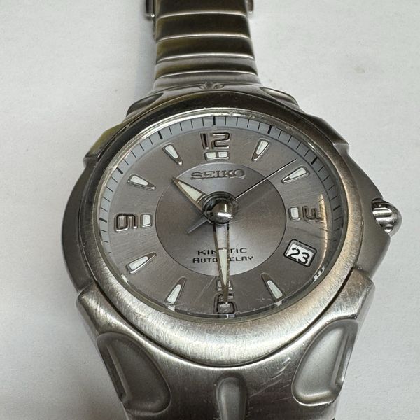 Vintage Seiko Gents Kinetic Auto Relay Date 5J22 Wristwatch Working | WatchCharts Marketplace