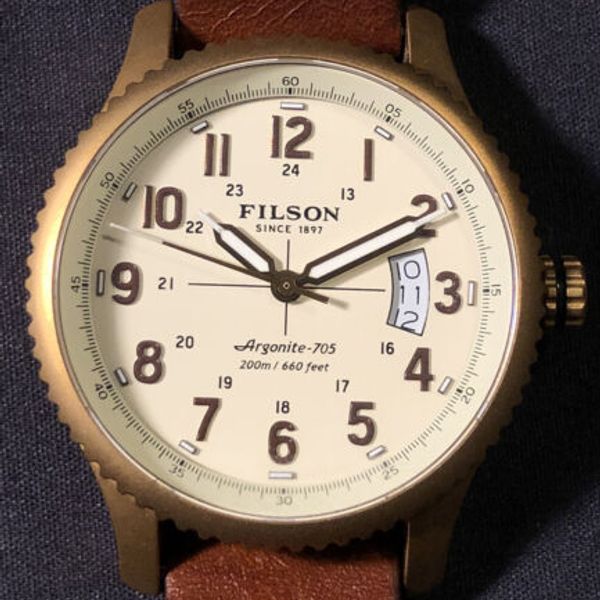 Filson Argonite 705 Watch Shinola Limited Edition 200M Wristwatch New ...
