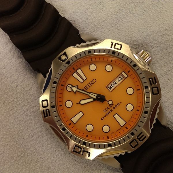 FS: Seiko SNE109 solar diver w/B&P, warranty card | WatchCharts