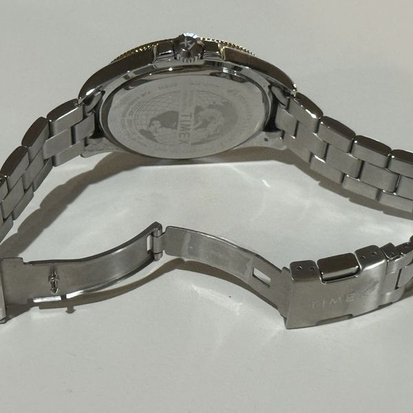 ð ¥ Timex Dive Style Stainless Steel Watch â Red Bezel, 100M Water ...
