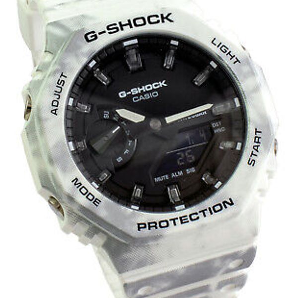 Casio G Shock Gents Watch Snow Camo Serie Additional Bezel+Band GAE ...
