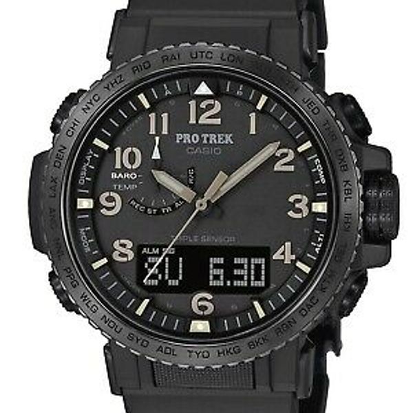 Casio Black Analogue-Digital Men Watch Protrek PRW-50FC-1ER | WatchCharts