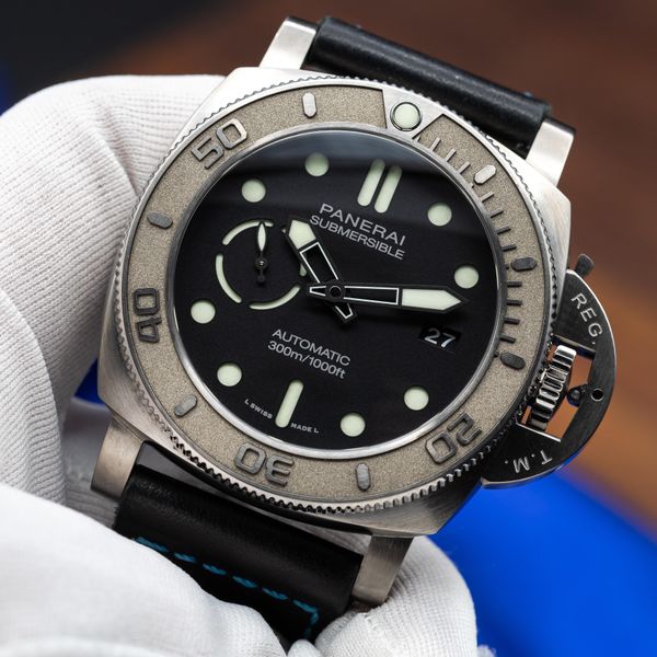 [WTS] PANERAI PAM00984 Mike Horn 47mm Eco Titanium Submersible PAM 984 ...
