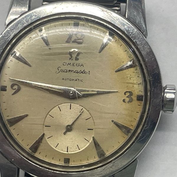 1950s Omega Seamaster Automatic Cal Ref FX6282 Men's Sub Second Running ...