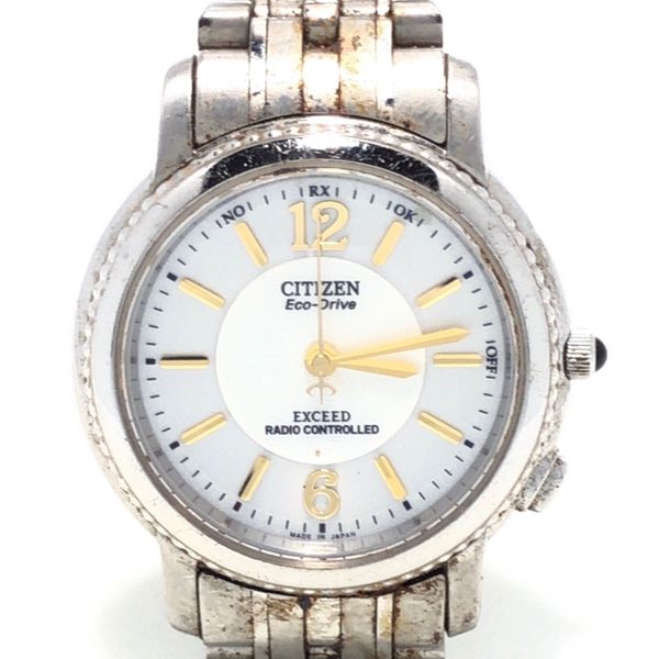 [New] [Used] CITIZEN EXCEED Watch Eco Drive/Radio Wave Silver ...