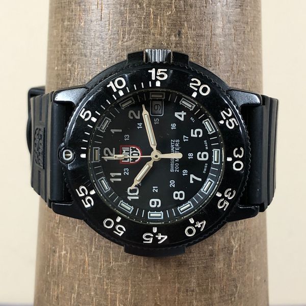 Luminox Navy Seal Men 3000/3900 Rubber Quartz For Watch Parts Or Repair ...