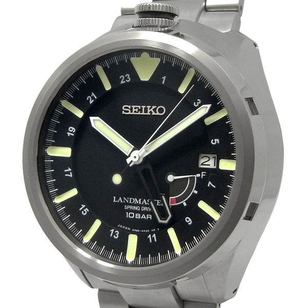 "Men" [Used] Seiko Prospex Landmaster Spring Drive Date GMT Men's ...