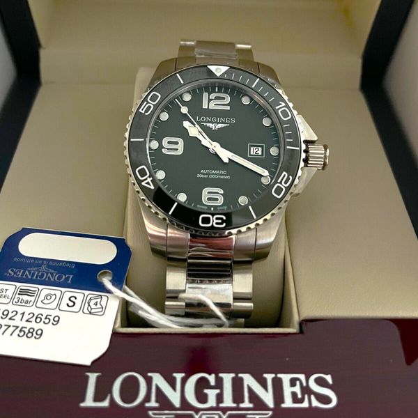 Longines Conquest Automatic 43mm Green Dial Stainless Men's Watch L888 ...