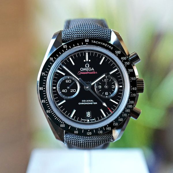 FS Omega Speedmaster Dark Side of the Moon Co-Axial Chronograph Ceramic ...
