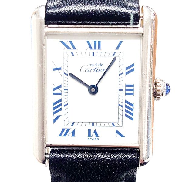 [Used] [Good product] CARTIER Cartier must tank quartz 925 engraved ...