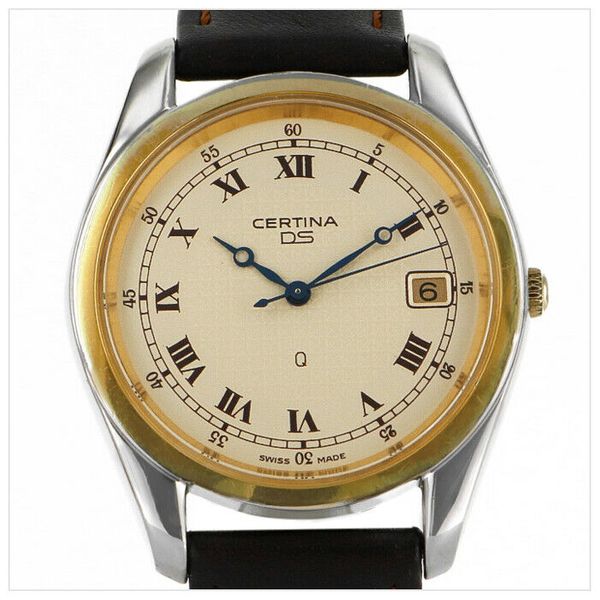 CERTINA DS Q CLASSIC SAPPHIRE DATUM BREGUET-ZEIGER GOLD SWISS MADE ...