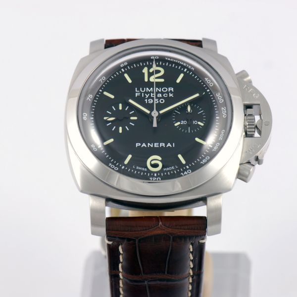 FS: Panerai Luminor Flyback 1950 Chronograph PAM 212 with Three Straps ...