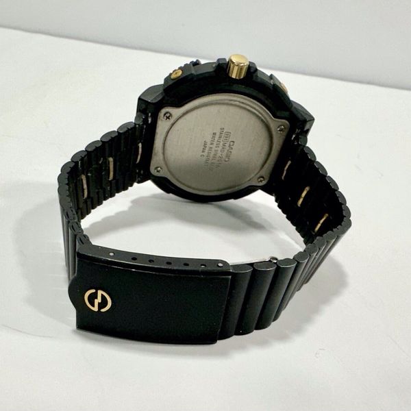 Casio (394) MRD 201W JAPAN C Men's Black Diver Watch for PARTS or ...