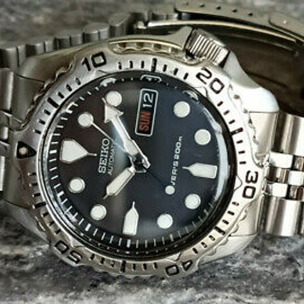 RARE SEIKO SCUBA DIVER 200M 7S26-7020 SKX171 AUTOMATIC MENS WATCH ...