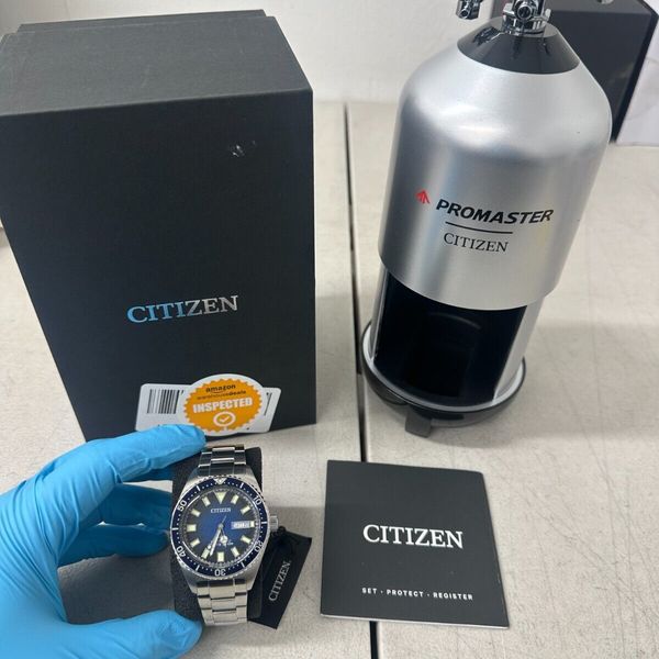 Citizen Promaster Automatic Blue Textured Dial Men's Diver Watch NY0129 ...