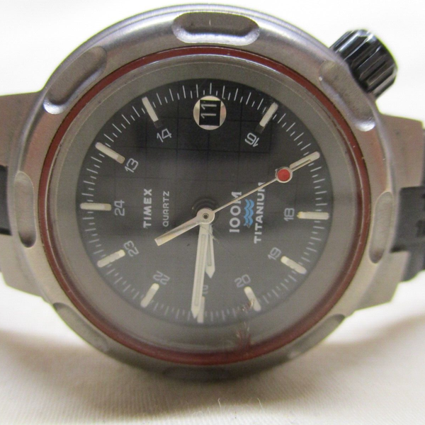Timex Titanium Sport - 27mm Quartz - 100M Water-Resistant - New Battery ...