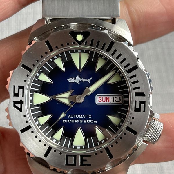 [WTS] Heimdallr monster homage blue dial full kit | WatchCharts