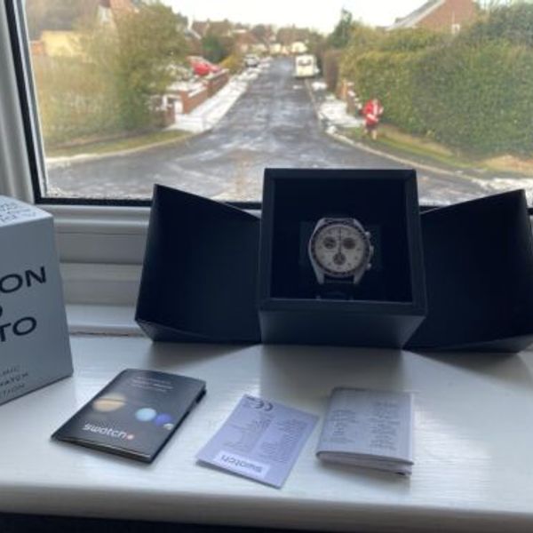 OMEGA x Swatch Speedmaster MoonSwatch pluto | WatchCharts Marketplace